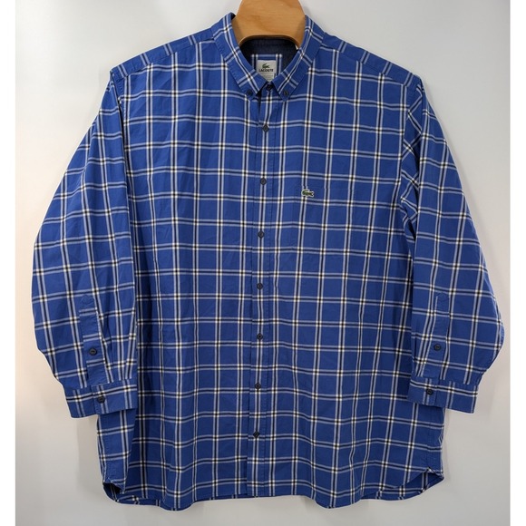 Lacoste | Shirts | Lacoste 4xl Long Sleeve Buttondown Shirt Devanlay ...